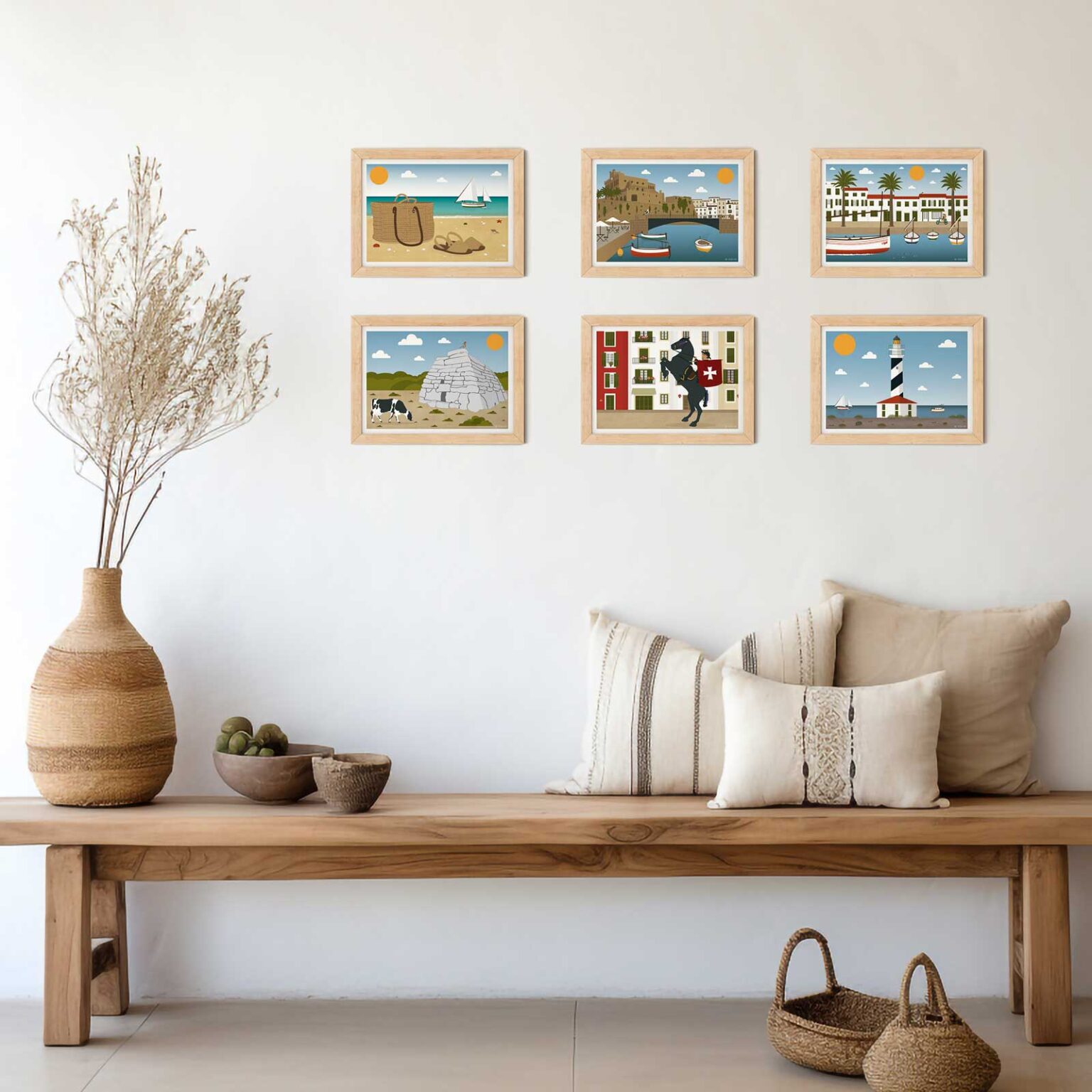 Postales Vintage de Menorca (Pack de 6) - IntheSun, art prints & chic ...
